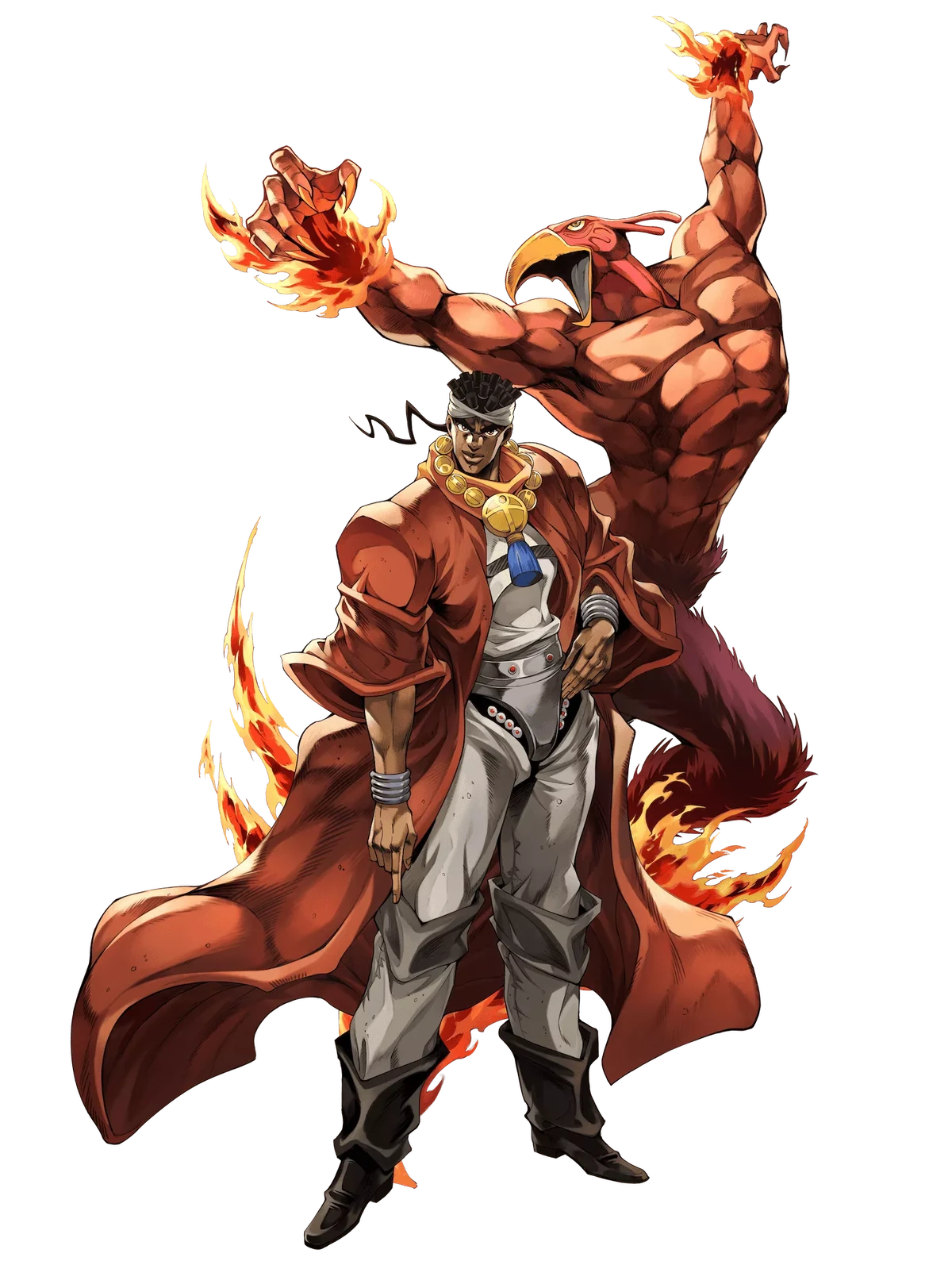 (Unforgiving Flame Magician) Mohammed Avdol | JJBA Ora Ora Overdrive ...