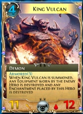 King Vulcan | Order & Chaos Duels Wiki | Fandom