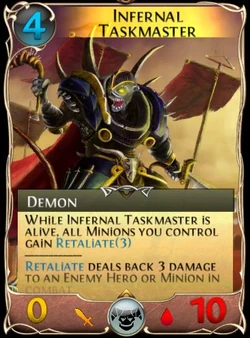 Infernal Taskmaster | Order & Chaos Duels Wiki | Fandom
