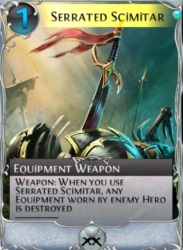 Serrated Scimitar | Order & Chaos Duels Wiki | Fandom