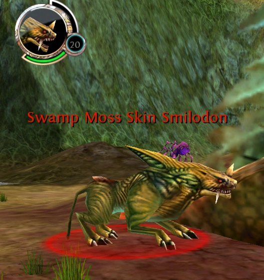 Swamp Moss Skin Smilodon | Order and Chaos Online Wiki | Fandom