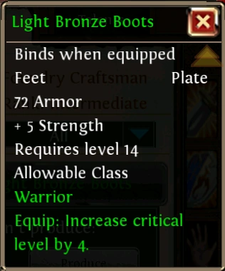 Light Bronze Boots | Order and Chaos Online Wiki | Fandom