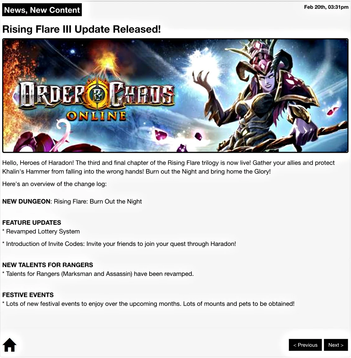 Update v2.9.0.1 | Order and Chaos Online Wiki | Fandom