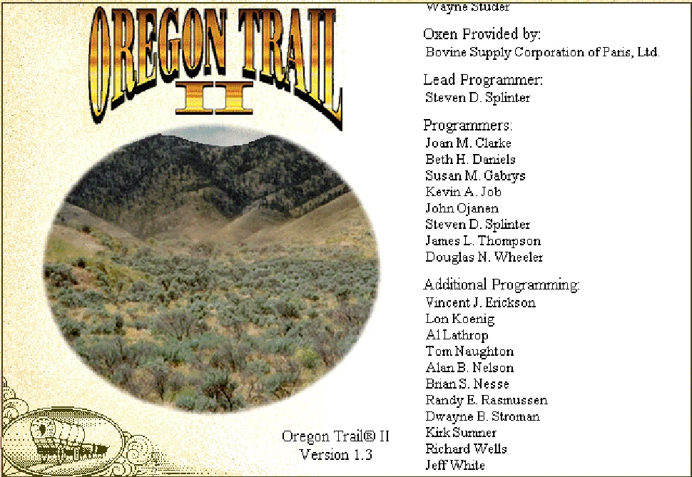 About Oregon Trail II | Oregon Trail II Wiki | Fandom