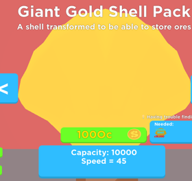 Giant Gold Shell Pack | OMS Wiki | Fandom