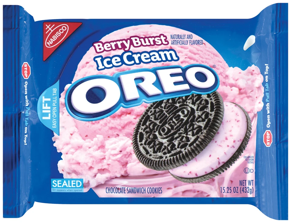 Berry Burst Ice Cream Oreo | Wikia Oreopedia | Fandom