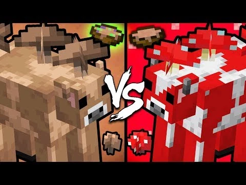Brown Mooshroom vs. Red Mooshroom | Orepros Wiki | Fandom