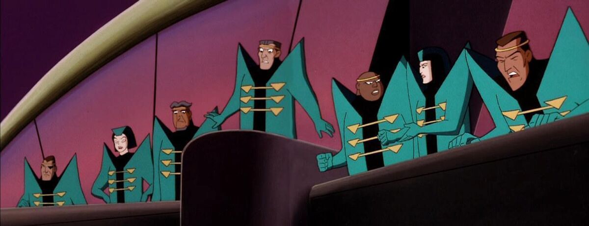 Kryptonian Science Council Dc Animated Universe The 2d Animated