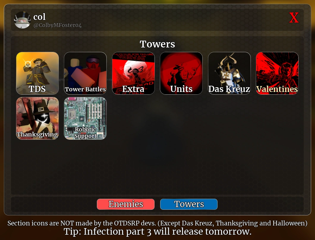 Towers | Original Tds Roleplay Wiki | Fandom