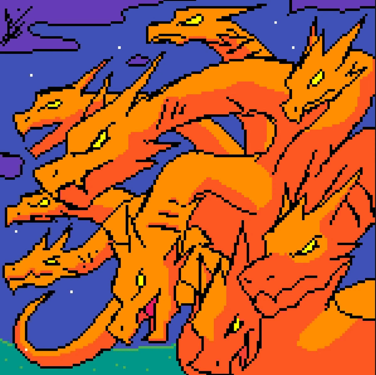 Hydra The Multi-Headed Serpent | Original Characters Wiki | Fandom
