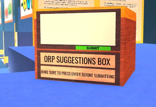 Suggestions Box | ORP Compendium Wiki | Fandom