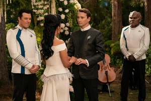 Wedding of Claire Finn and Isaac | The Orville Wiki | Fandom