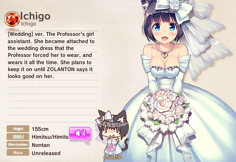 Ichigo (Wedding version) | Osawari Island Wikia | Fandom