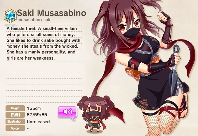 Saki Musasabino | Osawari Island Wikia | Fandom