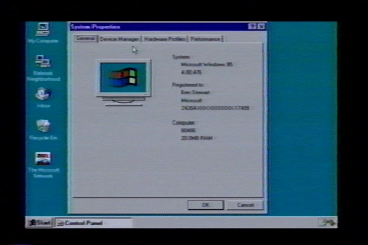Windows 95 Build 476 | Operating System Beta, etc. Wiki | Fandom