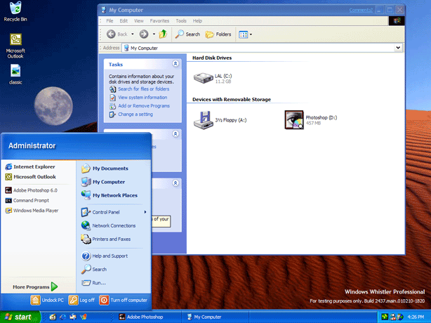 Windows XP Build 2437 | Operating System Beta, etc. Wiki | Fandom