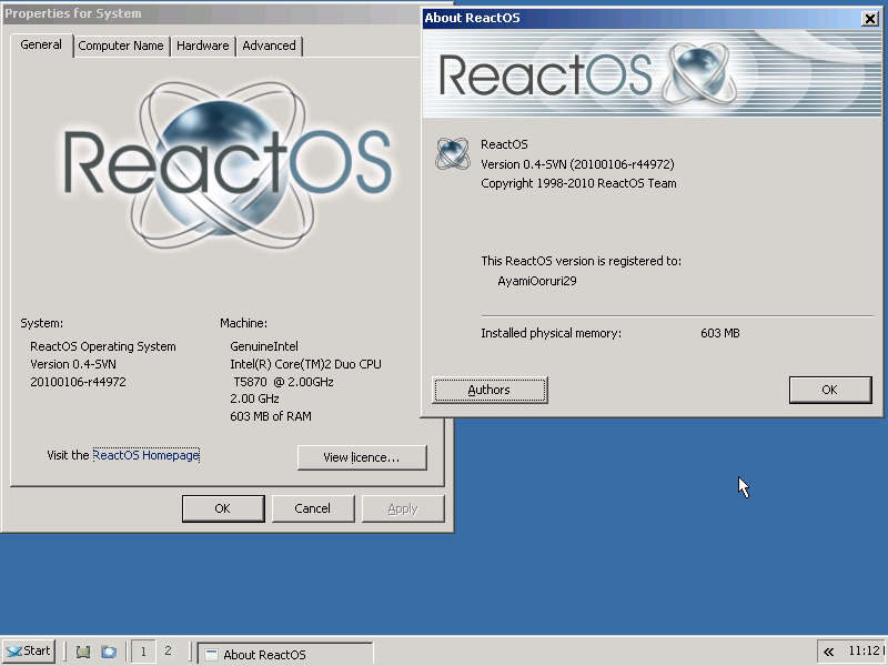 ReactOS 0.4-SVN r44972 | Operating System Beta, etc. Wiki | Fandom