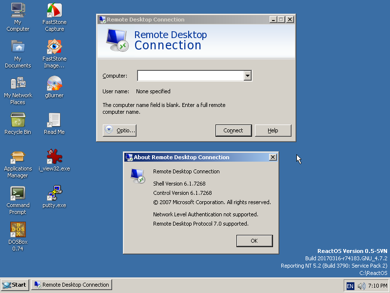 ReactOS 0.5-SVN r74183 | Operating System Beta, etc. Wiki | Fandom
