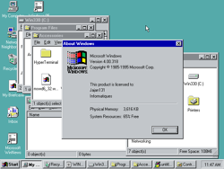Windows 95 Build 318 | Operating System Beta, etc. Wiki | Fandom
