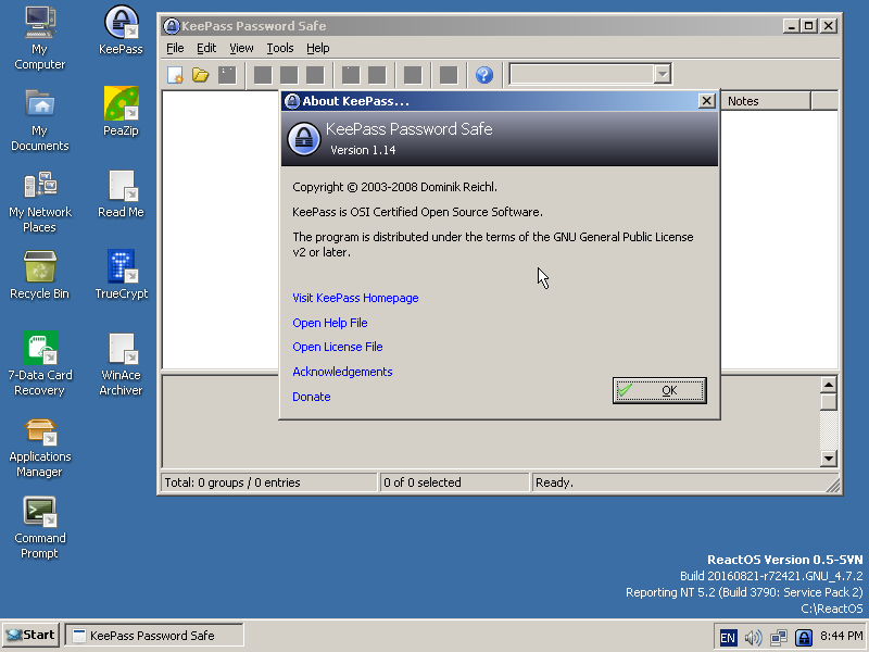 ReactOS 0.5-SVN r72421 | Operating System Beta, etc. Wiki | Fandom