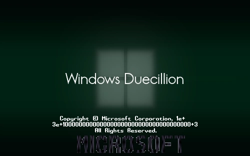 Windows Duecillion | OS Mockups Wiki | Fandom