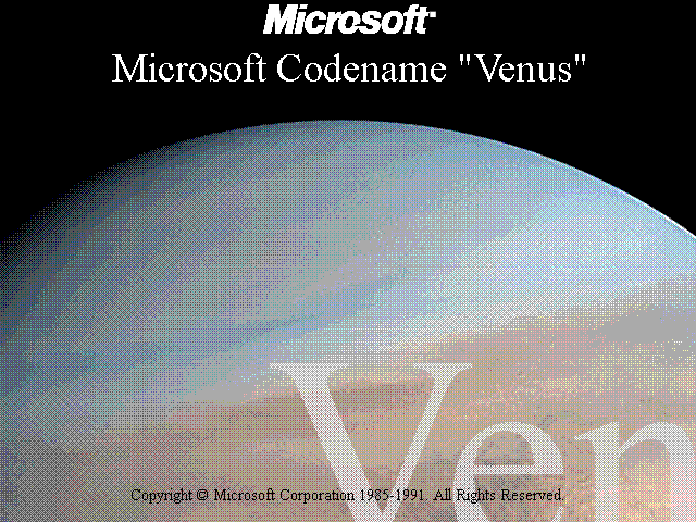 Windows Venus (1991) | OS Mockups Wiki | Fandom