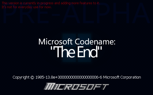 Windows Codename The End | OS Mockups Wiki | Fandom