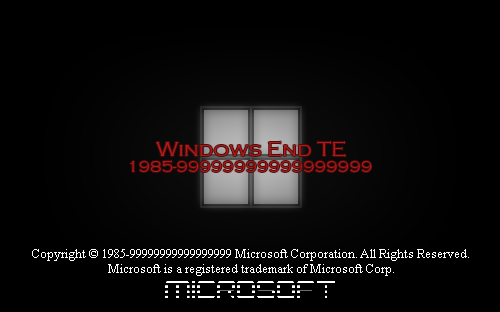 Windows End TE | OS Mockups Wiki | Fandom