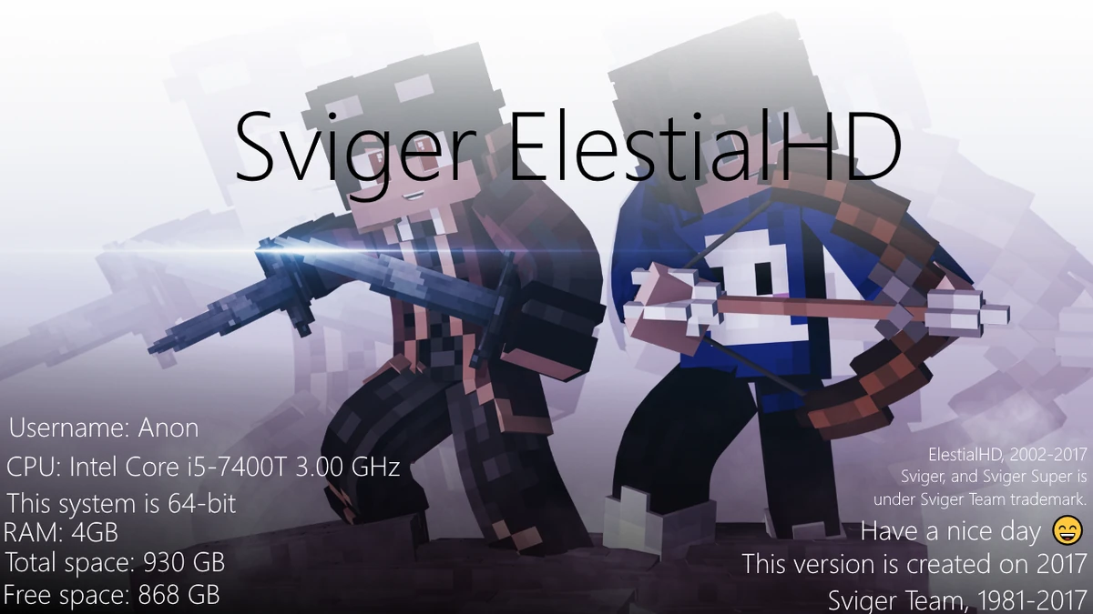 Sviger ElestialHD | OS Mockups Wiki | Fandom