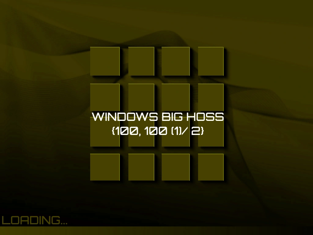 Windows Big Hoss | OS Mockups Wiki | Fandom