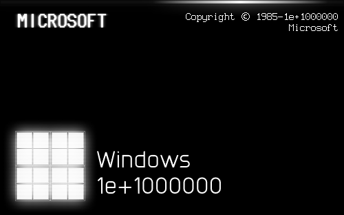 Windows 1e+1000000 | OS Mockups Wiki | Fandom