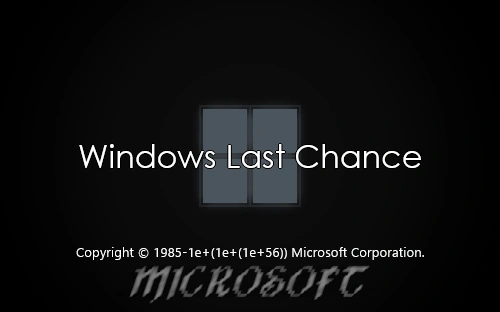 Windows Last Chance | OS Mockups Wiki | Fandom