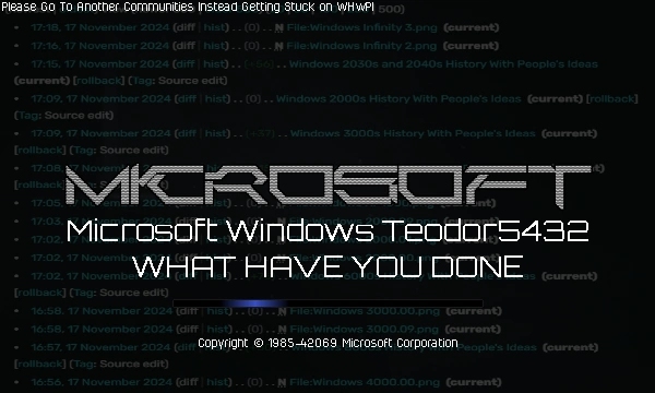 Windows Teodor5432 WHAT HAVE YOU DONE | OS Mockups Wiki | Fandom