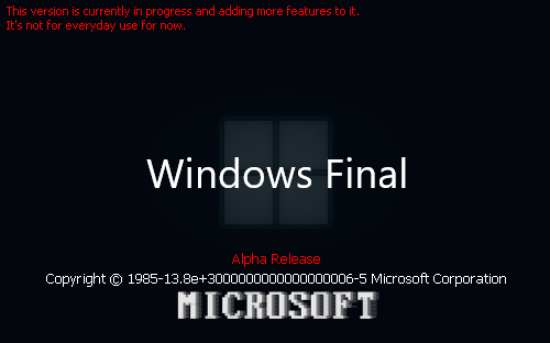 Windows Final (Alpha) | OS Mockups Wiki | Fandom