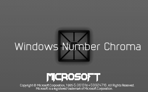 Windows Number Chroma | OS Mockups Wiki | Fandom