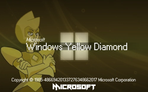 Windows Yellow Diamond | OS Mockups Wiki | Fandom