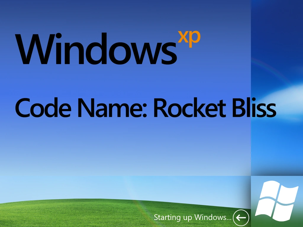 Windows XP Rocket Bliss | OS Mockups Wiki | Fandom