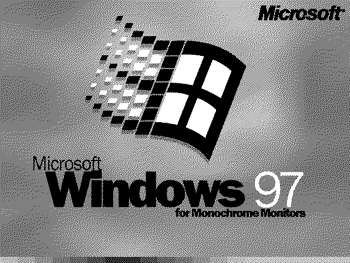 Windows 97 for Monochrome Monitors | OS Mockups Wiki | Fandom