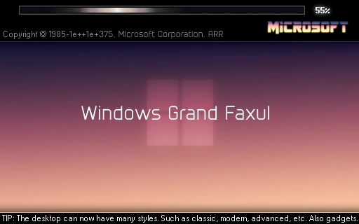 Windows Grand Faxul | OS Mockups Wiki | Fandom