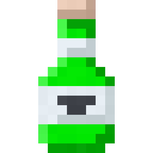Minecraft Beer Bottle