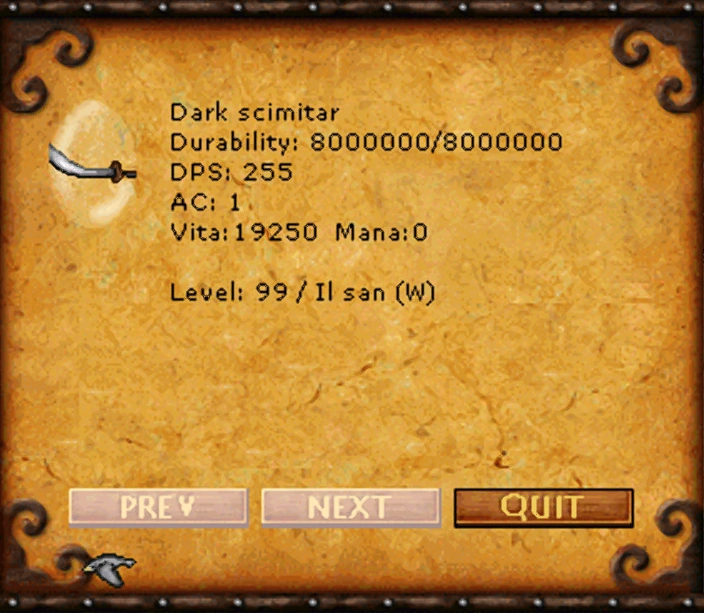 Dark scimitar | Original TK Wiki | Fandom