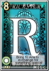 R Card | Our Trickster Online Wiki | Fandom