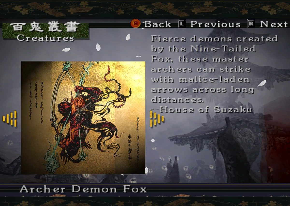 Archer Demon Fox | Otogi Myth of Demons Wiki | Fandom