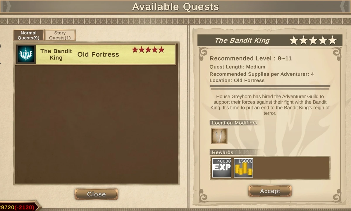 The Bandit King | Our Adventurer Guild Wiki | Fandom