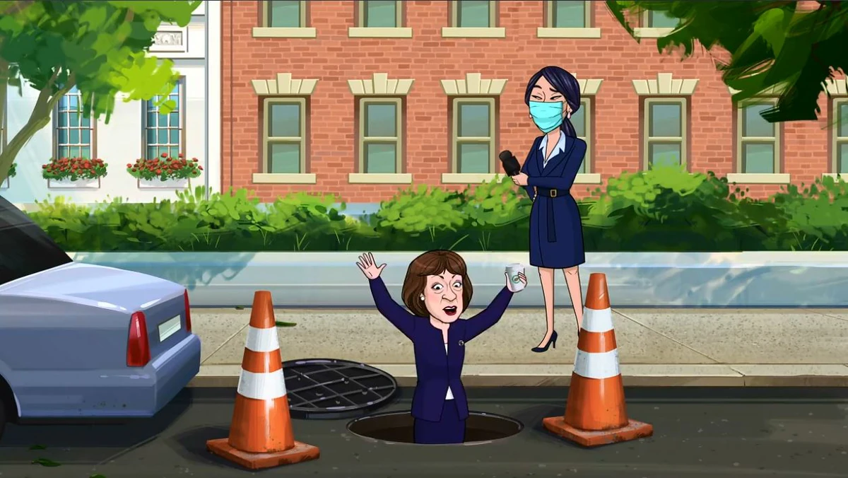 Uh Oh! (Susan Collins) | Our Cartoon President Wiki | Fandom