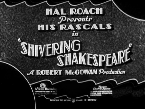 1930 Opening Title Cards | Our Gang Wikia Wiki | Fandom