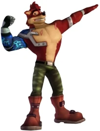 Crunch Bandicoot And Tani Tiger