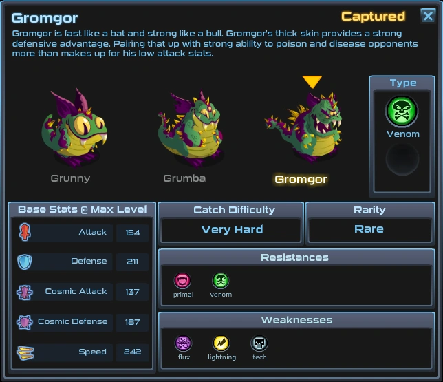 Gromgor / Grumba / Grunny | OuternautsGuide Wiki | Fandom