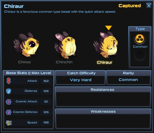 Chiraur / Chinchin / Chiroo | OuternautsGuide Wiki | Fandom