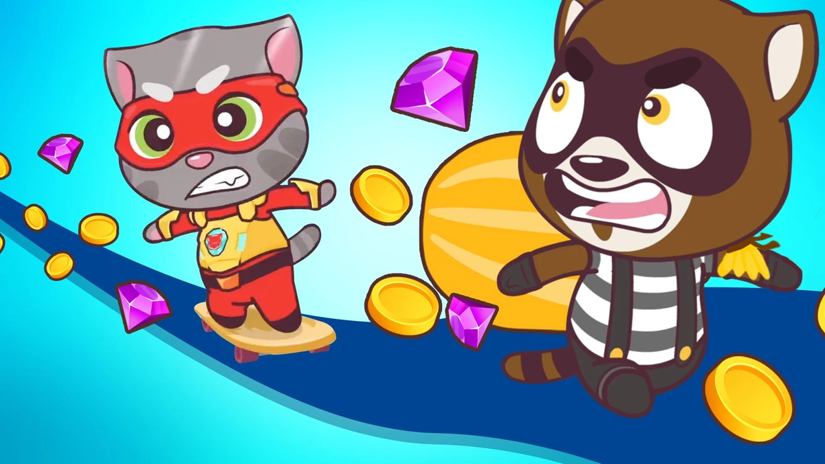 Robber on the Train! | Talking Tom & Friends Wiki | Fandom